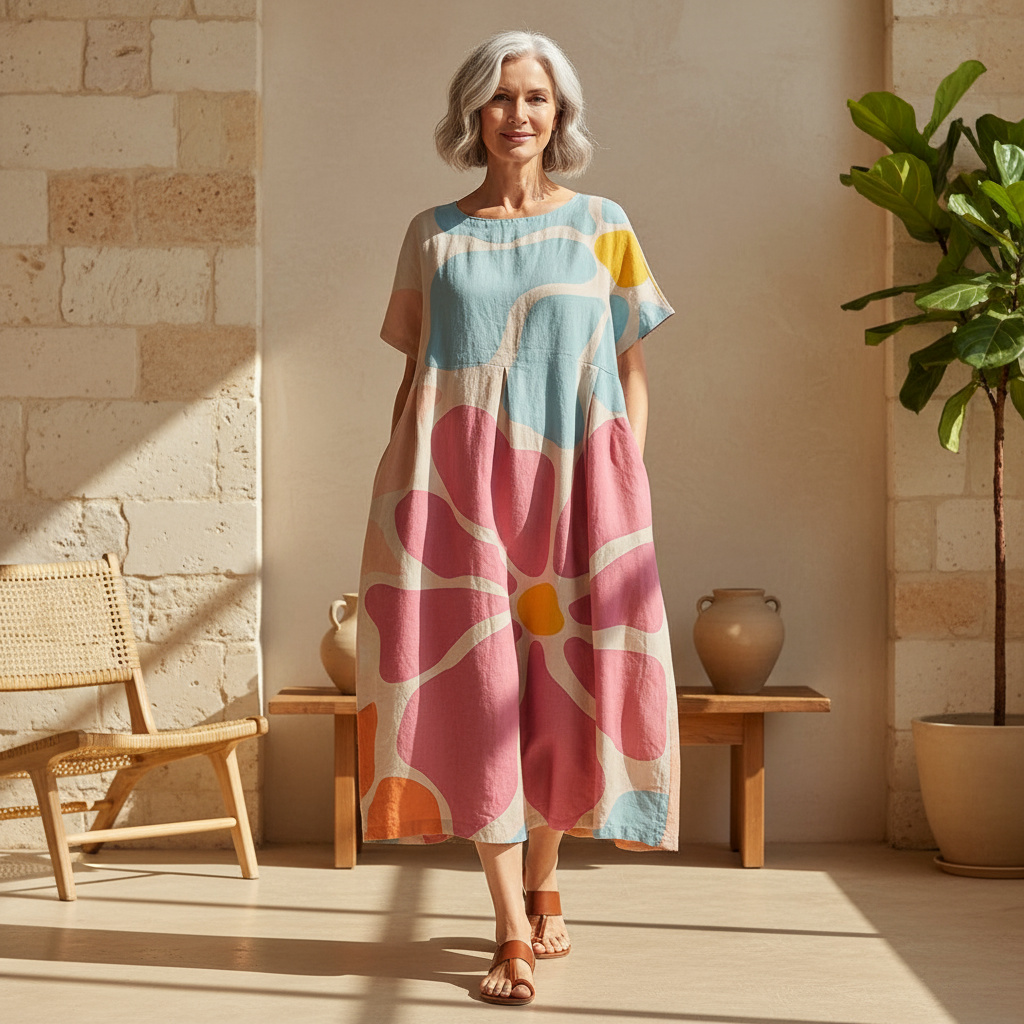 Floria - Vibrant Floral Dress – Ivy Cole Hamilton